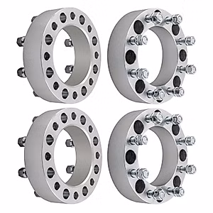DCVAMOUS 4PC 8x170 Wheel Spacers 2 Inch with 14x2 Studs Compatible with Ford 8 Lug for 1999-2016 F250 F350 & Super Duty (Truck must be with M14x2 Lugs) | 1999-2002 Excursion