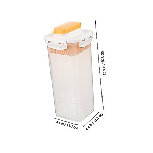 DOITOOL Liquid Dispenser lidded storage bin washing powder bucket laundry holder plastic containers storage tank with cover laundry dispenser washing powder laundry container