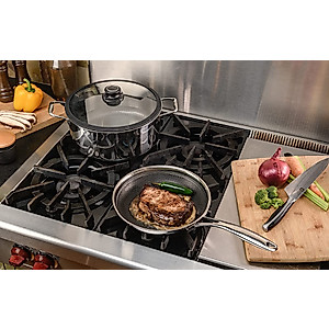 Black Cube Quick Release Cookware Fry Pan, 8-Inch