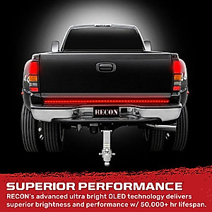 Recon 26416 60" Tailgate Bar - Fits Most Full-Sized Trucks and SUV's