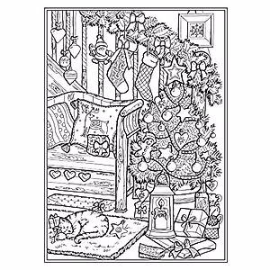 Creative Haven Country Christmas Coloring Book (Adult Coloring Books: Christmas)