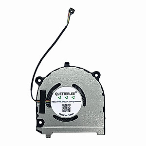 QUETTERLEE Replacement New Laptop CPU+GPU Cooling Fan for Lenovo ThinkBook 13S-IWL 13S-IML K3-IWL S540-13IWL 6Pro-13IWL Series DFS5K123043630 FLDU DFS150305140T FL03 DC5V 0.5A Fan