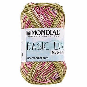 Mondial Basic Lux Stampe 50 g and 120 m Balls (Multicoloured (951))