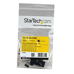 StarTech.com DB9 to RJ45 Modular Adapter - M/F - Serial adapter - DB-9 (M) to RJ-45 (F) - GC98MF,Gray