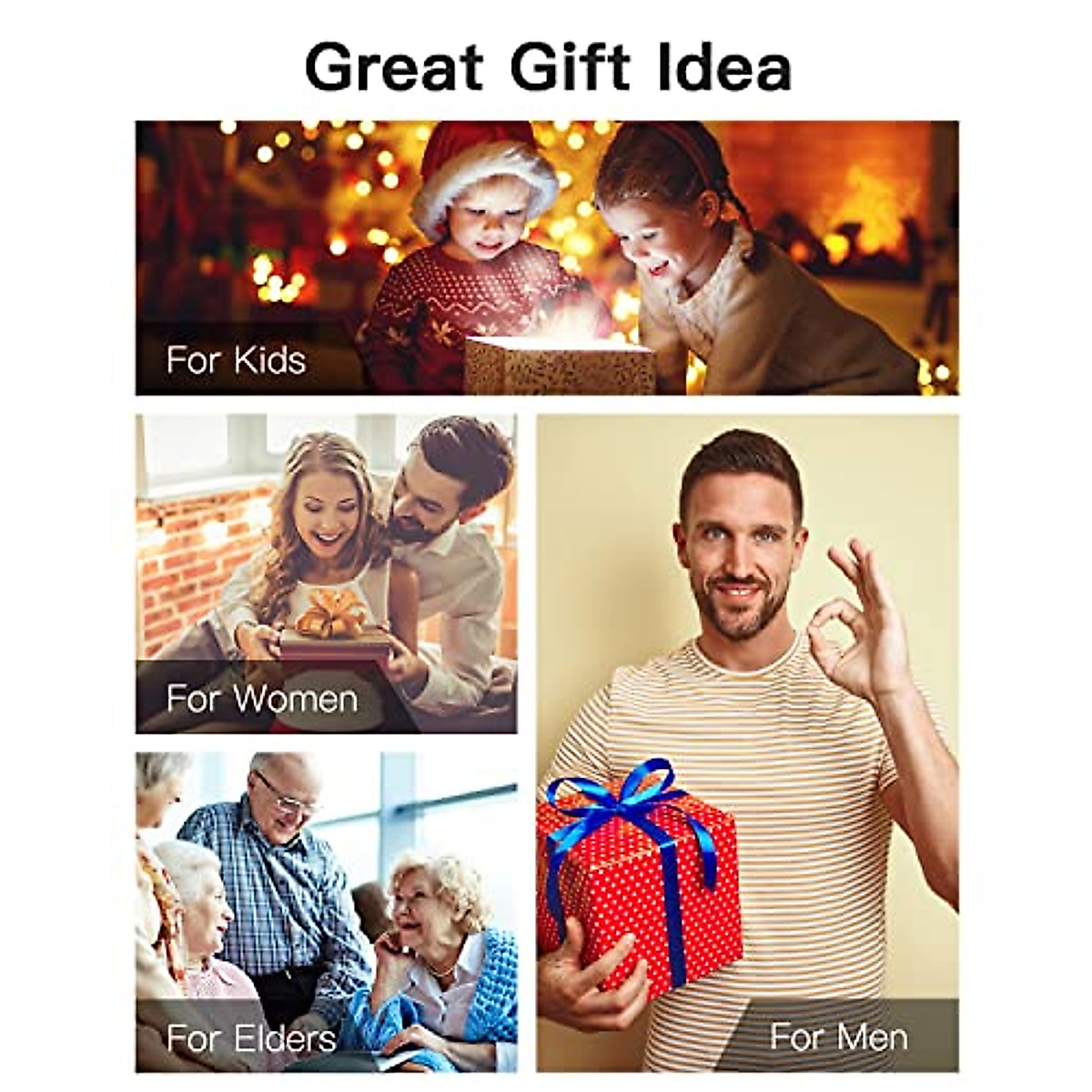 paperang P3 Portable Printer, 300 DPI Thermal Label Printer, Wireless Bluetooth Printer, Supports 3-Inch (80mm) Inkless Printing for Labels, Stickers, Images, QR Codes, and More - White