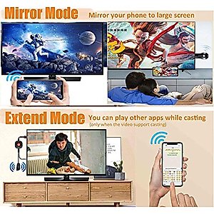 Wireless Display Adaptor mac，WiFi 1080P Mobile Screen Mirroring Receiver Dongle Wireless WiFi Display Adapter Dongle，HDMI TV Stick Screen Mirroring WiFi Display Dongle Full HD 1080P HDMI Dongle