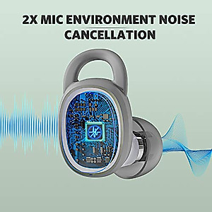 Bluetooth Wireless Earbuds - FIIL T1XS Bluetooth 5.0 Wireless Earphones, Support FIIL+ APP, Waterproof Earbuds with Microphone, in-Ear Earbuds Cordless for iPhone & Android (White)