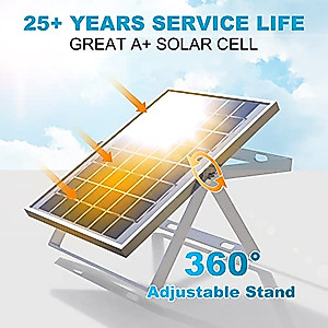 SOLPERK Solar Fan for Shed, 10w Chicken Coop Solar Panel Fan, Solar Greenhouse Fan with 11.8ft/3.6m Cable, Solar Exhaust Fan For Shed, Chicken Coop, Greenhouse, Dog House