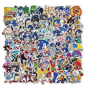 Soni_c Stickers 100PCS Cartoon Stickers Vinyl Waterproof Stickers for Kids Boys Girls Teens Adults Water Bottles Laptop Computer Skateboard Guitar Decor