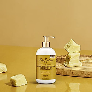 SheaMoisture Restorative Conditioner for Dry, Damaged Hair Raw Shea Butter Silicone Free Conditioner for Curly Hair 13 oz