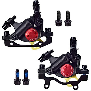 SONAU 1 Pair Front & Rear HB100 MTB Bike Hydraulic Disc Brake Calipers Road Bicycle Line Pulling Brake Clamp