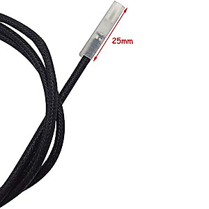 MENSI Gas Grill Stove Ignition Electrode Spark Plug 36" with High Temperature Resistance Leads DIY Igniter Sparker Pack of 2