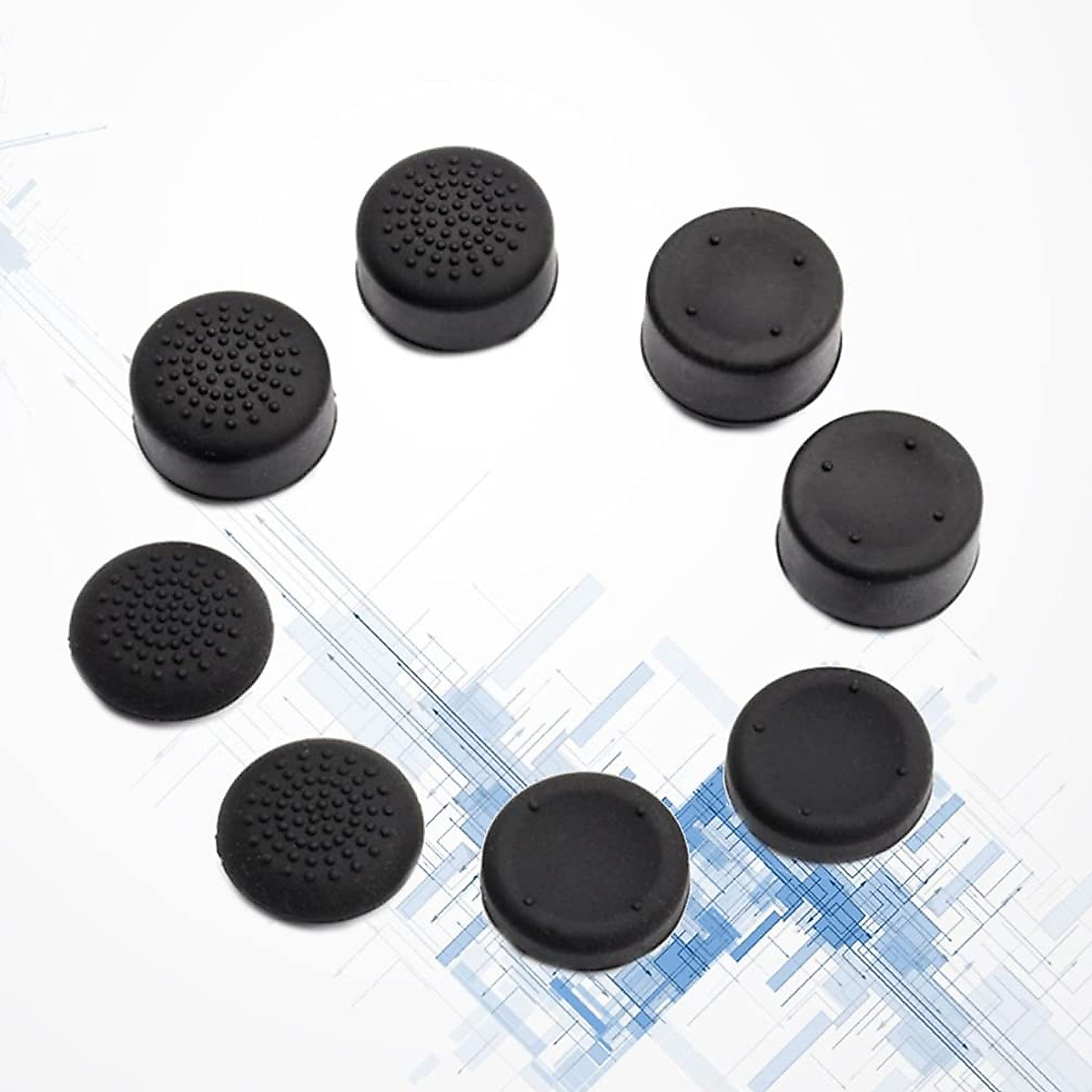 8pcs Gamepad Thumb Cover Joystick Grips Enhanced Height Thumb Grips Thumb Grips Caps