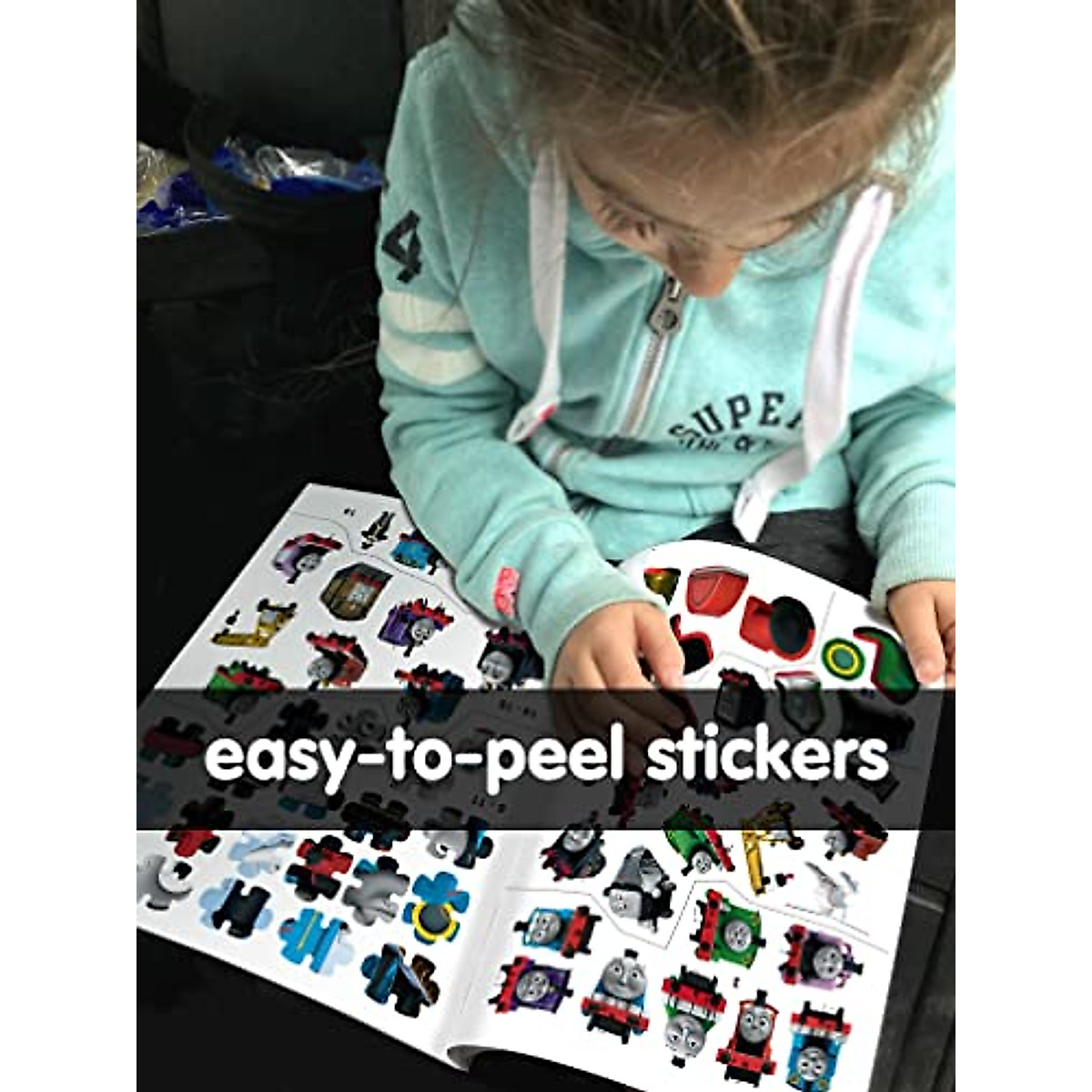 Thomas & Friends Sticker Book Treasury - Activity Books for kids, 350 reusable stickers, 96 pages of fun