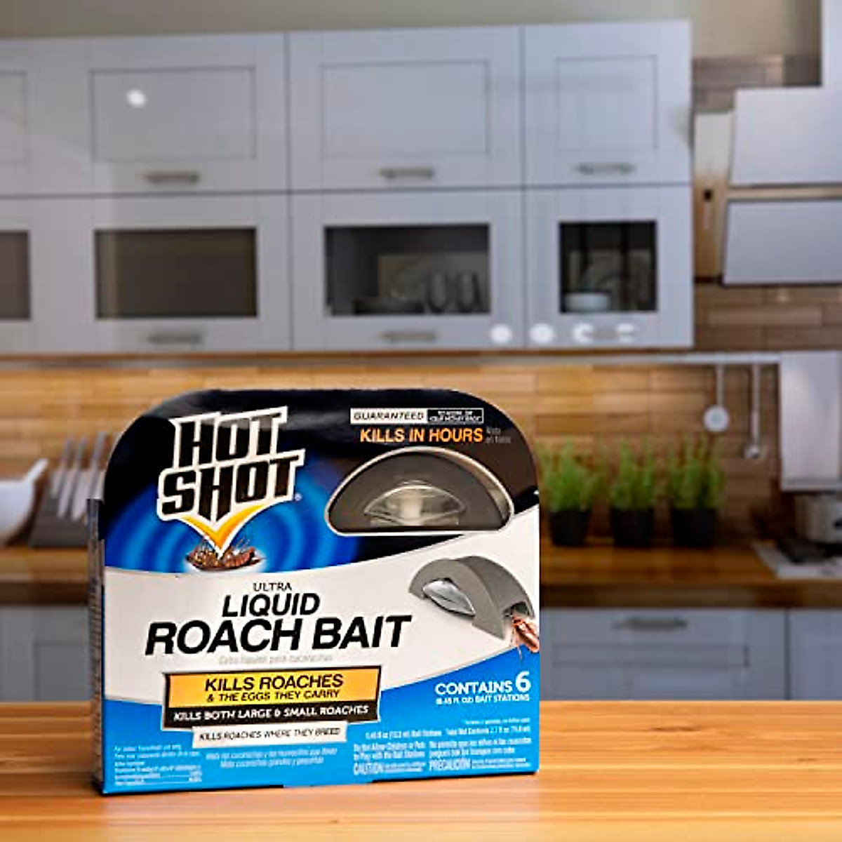 Hot Shot Liquid Roach Bait, Home Insect Killer, 6 Count (Pack of 6)