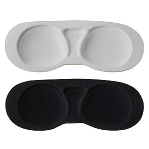 sara-u 2pcs Dustproof VR Lens Anti Scratch Case Protective Cover Skin for Oculus- Quest 2 VR Headset Glasses Accessories One Size