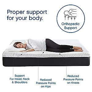 Classic Brands Cool Gel Ventilated Memory Foam 12-Inch Mattress | CertiPUR-US Certified | Bed-in-a-Box, Queen