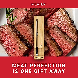 MEATER Plus | Smart Meat Thermometer with Bluetooth | 165ft Wireless Range | for The Oven, Grill, Kitchen, BBQ, Smoker, Rotisserie