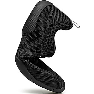 BAXINIER Girls Black Cheerleading Shoes Breathable Youth Cheer Competition Sneakers Athletic Training Dance Tennis Walking Shoes - Black 8 Women