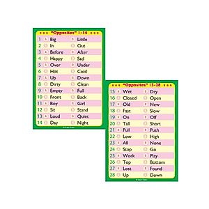 Super Duper Publications | Opposites Fun Deck Flash Cards | Educational Learning Resource for Children