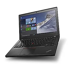 Lenovo ThinkPad X260 Business Laptop, 12.5 inches IPS Display / Intel Core i5-6300U 2.4Ghz (up to 3.00 GHz) / 256GB SSD / 16GB DDR4 / Windows 10 Pro / WiFi / Bluetooth (Renewed)