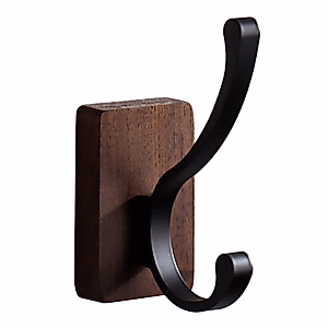 GMBYLBY Natural Wooden-Wall Hooks Wall-Mounted Wood Coat Hooks Heavy Duty Decorative Hat Hanger Hooks for Hanging-Coats Purse