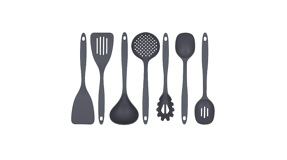 Glad 7-Piece Nylon Utensils Set for Nonstick Cookware