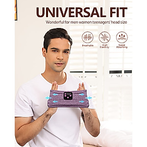 Navly Sleep Headphones, 10Hrs Sports Headband with Soft Cozy Earbuds Comfortable, Headphones Headband with Ultra-Thin HD Stereo Speakers Perfect for Workout,Running,Yoga,Travel