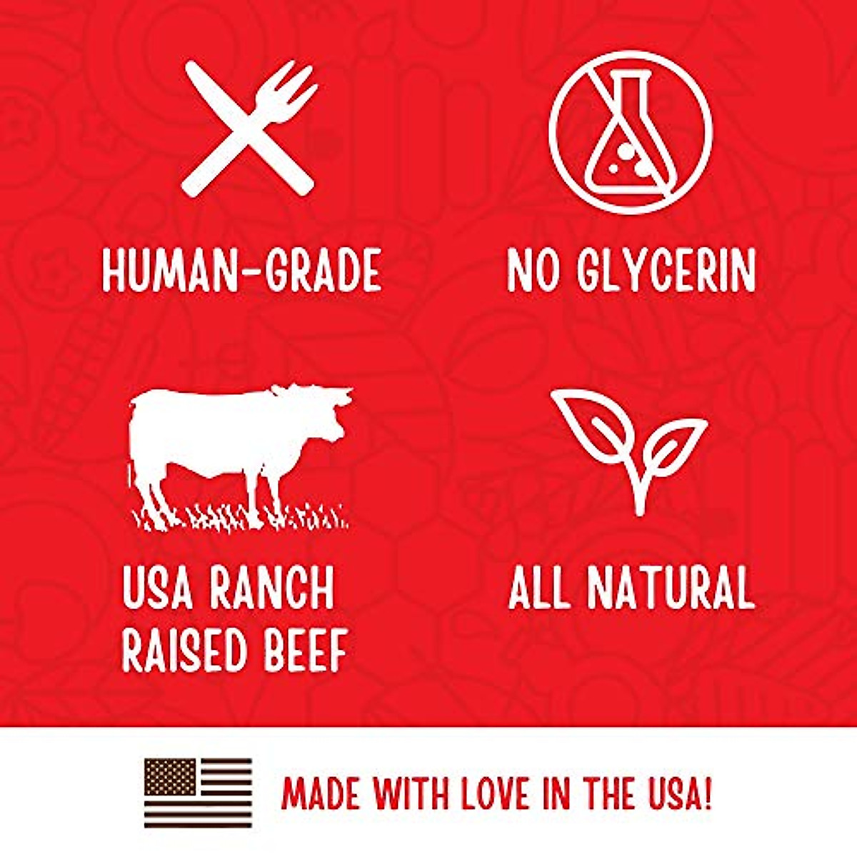 Full Moon All Natural Essentials Beef Jerky Tenders Free Range Human Grade 24 oz