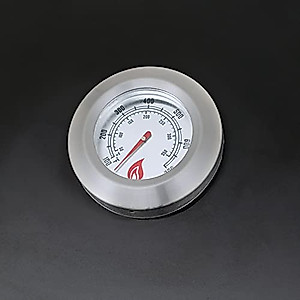 Permasteel 3-Burner Gas Grill | Cast Iron Cooking Grates, Grilling Tools Holder, Foldable Sides, PG-A40301-BK, Pedestal Style, 30000 Total BTUs - Black