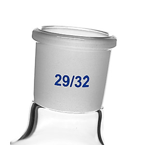 EISCO Florence Boiling Flask, 250ml - 29/32 Interchangeable Joint - Borosilicate Glass - Round Bottom