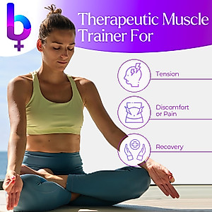 BioMoi Silicone Pelvic Dilator Kit | Pelvic Equipment for Stretching | Comfortable Pelvic Floor Muscle Trainer | Silver Protected | with Bag | Full Set | (Pack of 6)