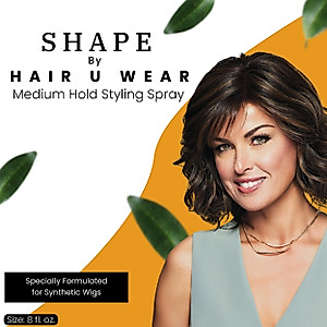 HairUWear"Shape" Medium Hold Styling Spray for Wigs & Hair Extensions 8 Ounce