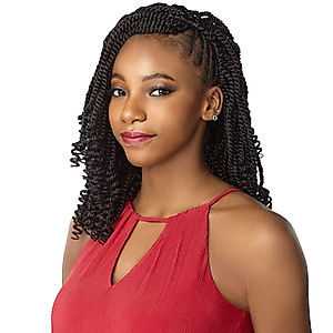 Sensationnel Lulutress Synthetic Crochet Braid - 3X KINKY TWIST 12" (SM1B/BG)
