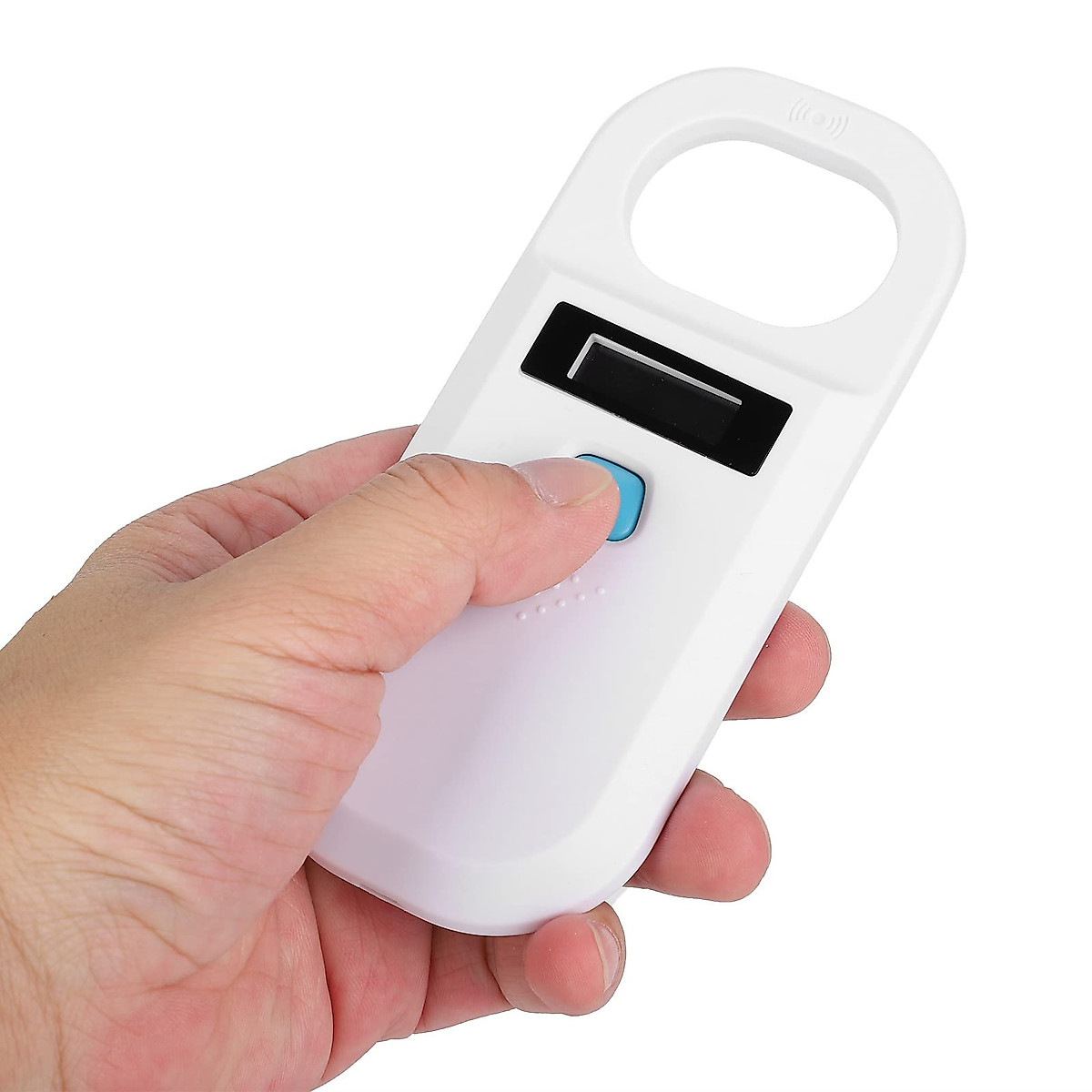 OPPWONG Pet Microchip Scanner, Rechargeable Pet Dog Chip Scanner Pet Chip Scanner Animal Microchip Reader Data Storage Microchip Reader for Dog Animal Poultry Cat Management