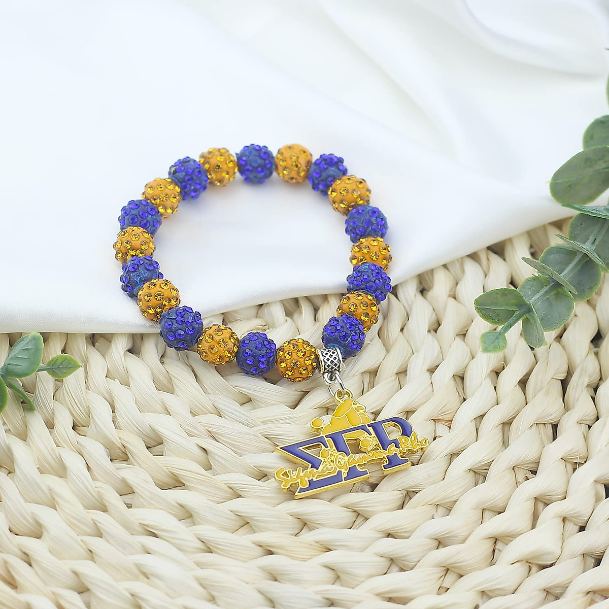 Keeblon SGRho Sorority Paraphernalia Bracelet Brooch Pin 1922 Sorority Necklace Greek Sorority Gift for Women Sisterhood (1922 Bracelet)