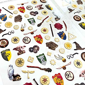 Paper House Productions STM-0021 Harry Potter Micro Stickers, 3 Pack, 3-pack, Colors May Vary