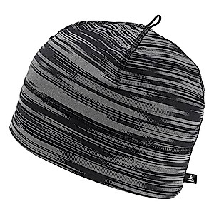 Odlo Polyknit Light ECO Print Hat, Black Reflective, One Size