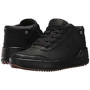MOZO Men's Natural Slip Resistant, Chef Shoes, Black, 11