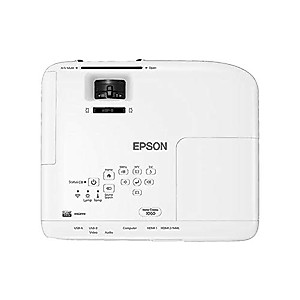 Epson Home Cinema 1060 Full HD 1080p 3,100 Lumens Color Brightness (Color Light Output) 3,100 Lumens White Brightness (White Light Output) 2x Hdmi (1x Mhl) Built-in Speakers 3lcd Projector