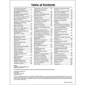 Carson Dellosa The 100 Series: Biology Workbook—Grades 6-12 Science, Matter, Atoms, Cells, Genetics, Elements, Bonds, Classroom or Homeschool Curriculum (128 pgs)