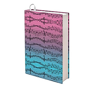 Flashideas Music Score Book Dust Jacket Covers for Paperbacks Water and Stain Resistant Book Protector Pouch for Student Teacher Aa Big Book Cover Universal Fit for Standard Size
