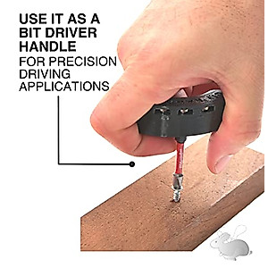 DIY Rabbit Magnetic Bit Holder for Milwaukee M12 Fuel Impact Driver 2553-20 M12 (Right Side)