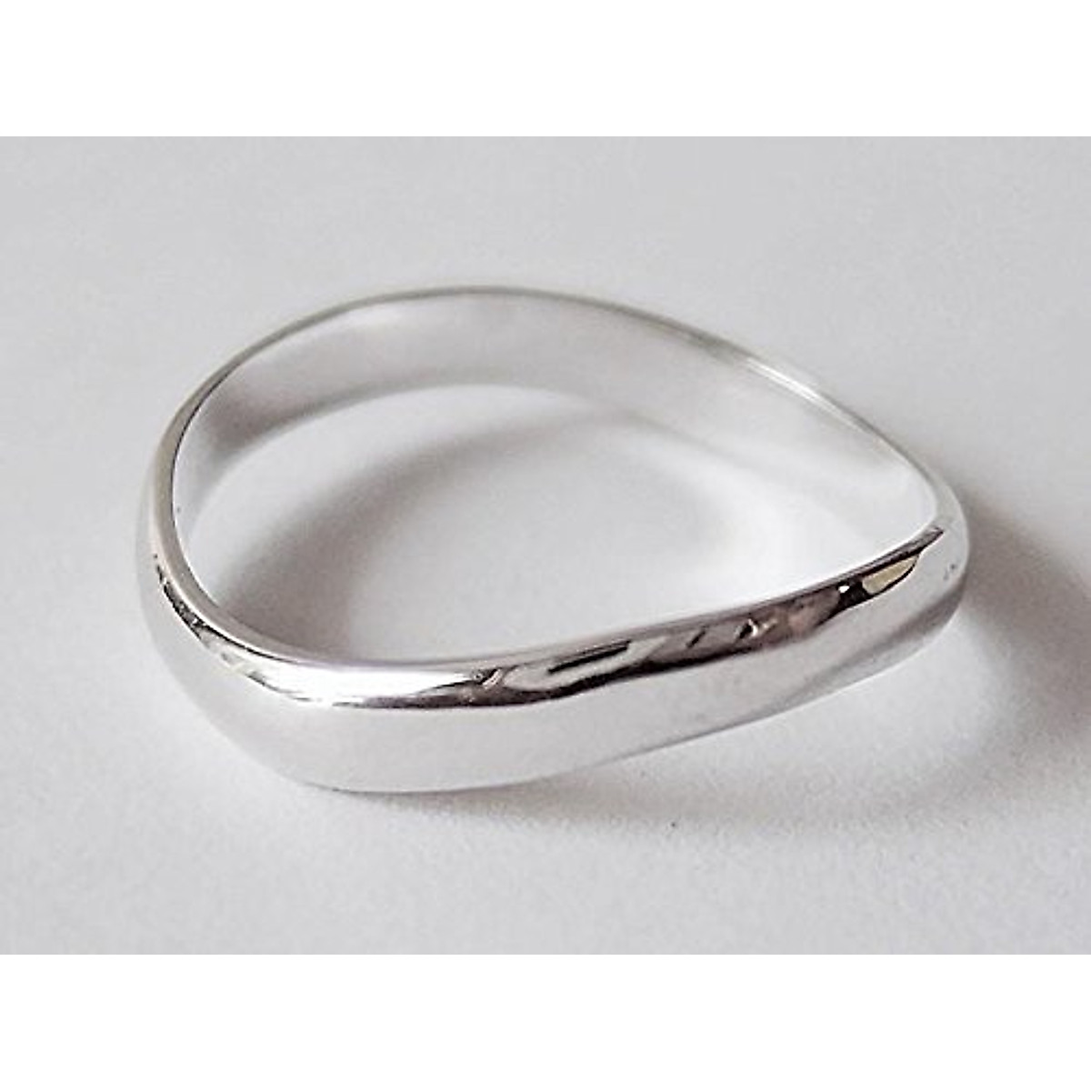 SOVATS Chic Thumb Ring for Women 925 Sterling Silver Rhodium Plated - Simple, Stylish &Trendy Nickel Free Ring, Size 6
