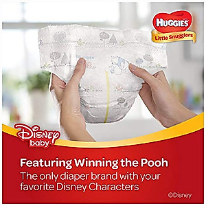 Huggies Little Snugglers Baby Diapers, Size 3, 162 Count, Unscented, Hypoallergenic, DryTouch Liner, Pocketed Waistband, Wetness Indicator, Double Grip Strips