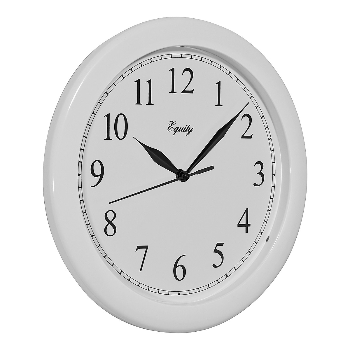 Equity by La Crosse White 10" Basics Quartz Analog Wall Clock