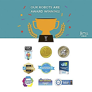 JIMU ROBOT UBTECH MeeBot 2.0 App-Enabled Building and Coding STEM Robot Kit (390 pcs)