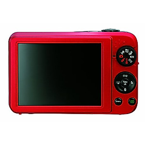 GE J1455 14MP Digital Camera with 5X Optical Zoom and 3.0-Inch LCD with Auto Brightness (Red)
