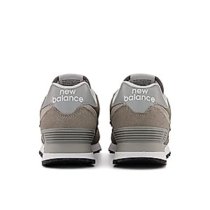 New Balance Women's 574 Core Sneaker, Grey/White, 10 Wide