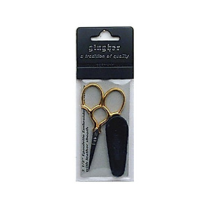 Gingher Epaulette 3-1/2 Inch Embroidery Scissors (2 Pack)